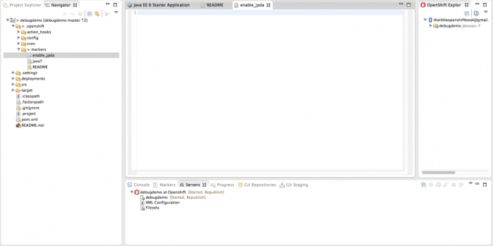 Create Enable JPDA – Shekhar Gulati