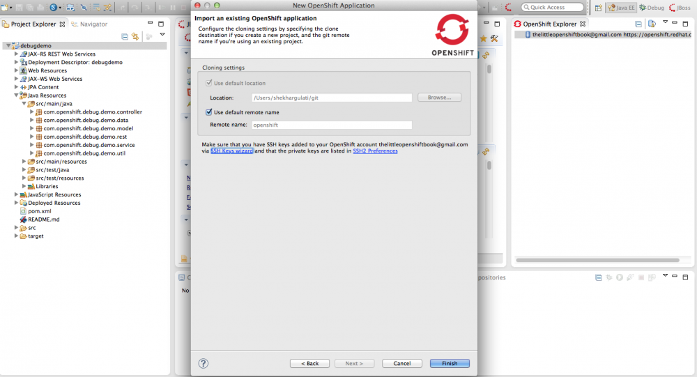 Finish Application Creatiion – Shekhar Gulati