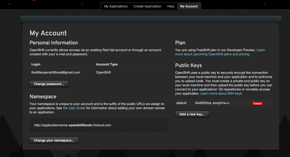 OpenShift My Account SSH Keys – Shekhar Gulati