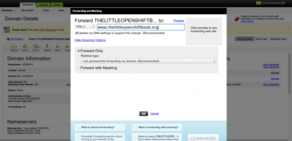 Set Forward to Url – Shekhar Gulati