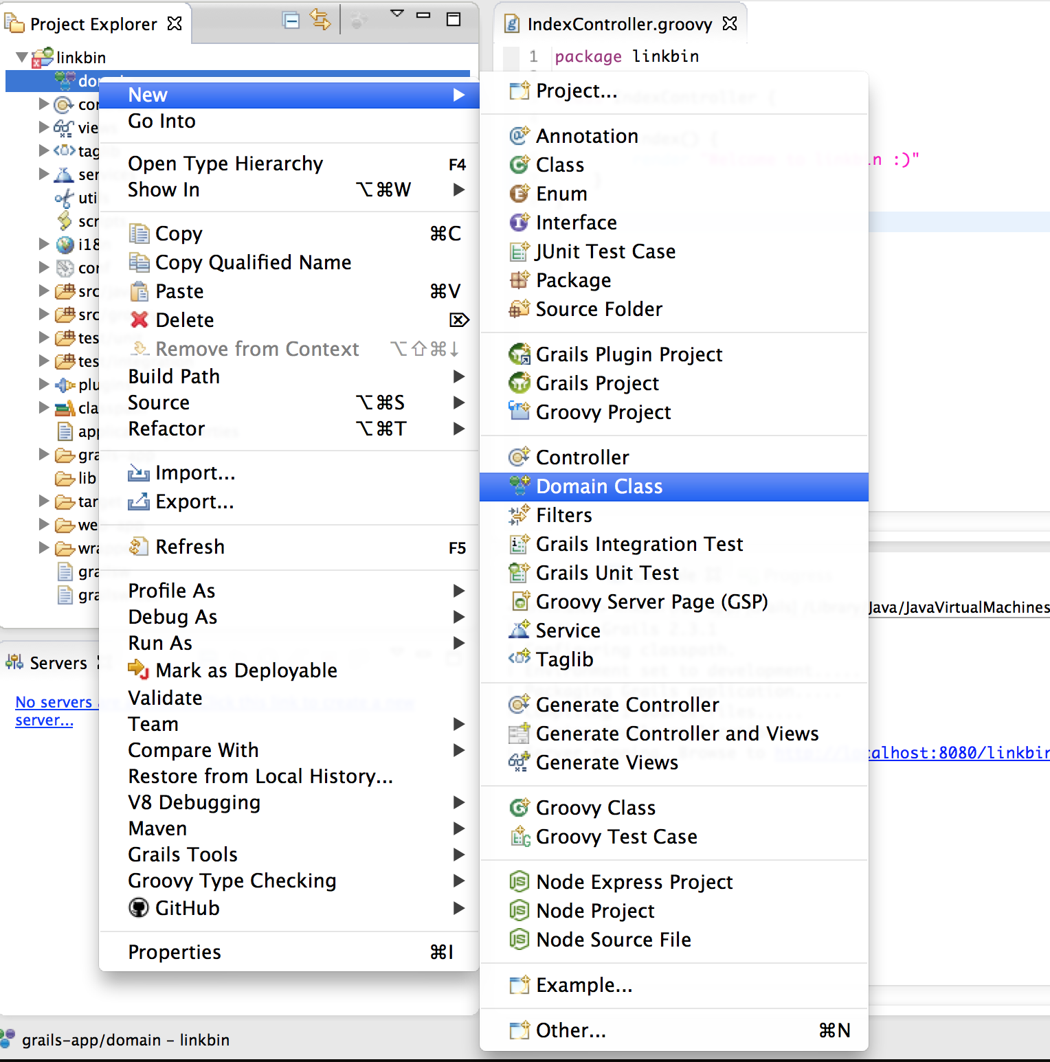 Create Domain Class – Shekhar Gulati