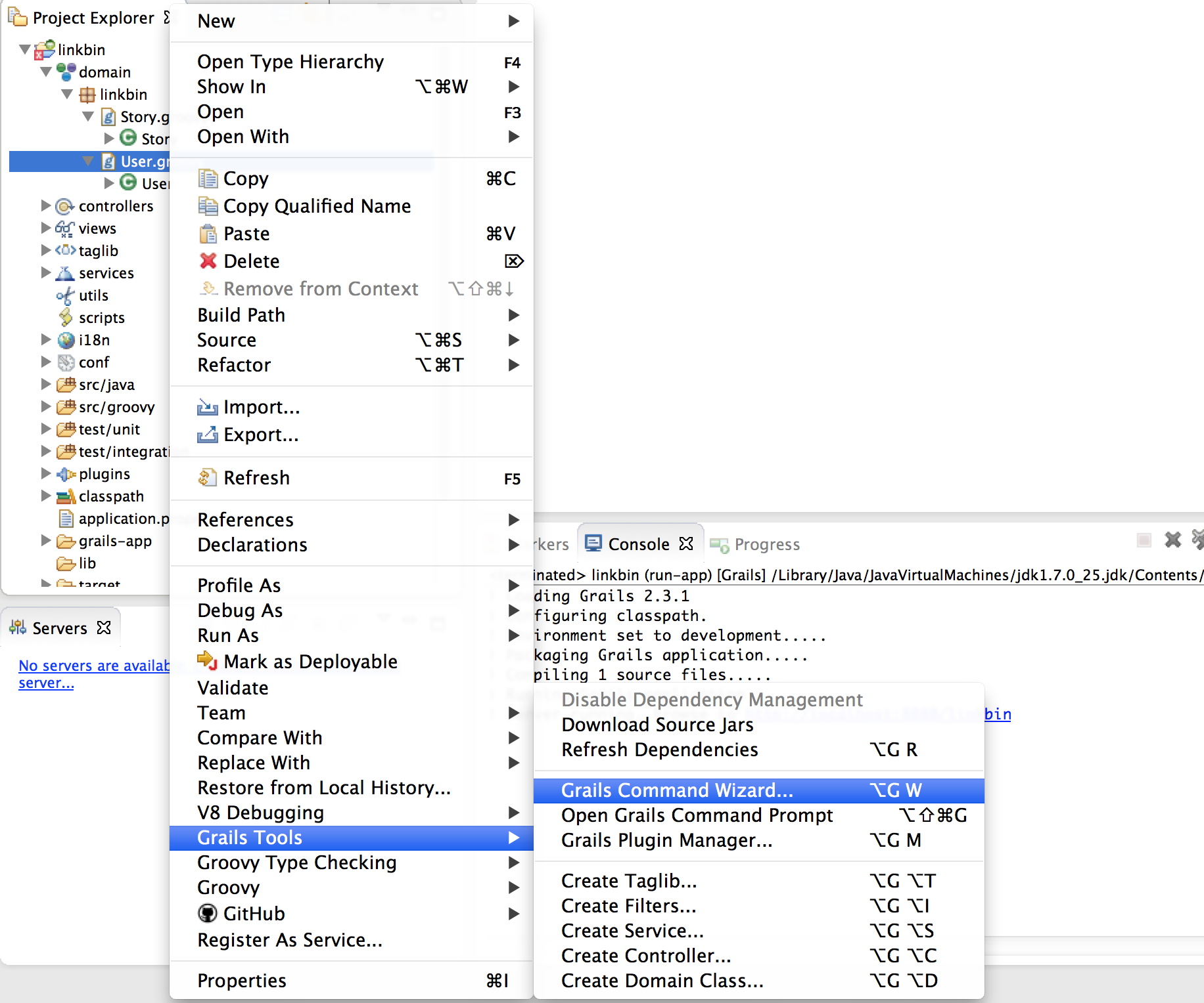 Open Grails Command Wizard – Shekhar Gulati